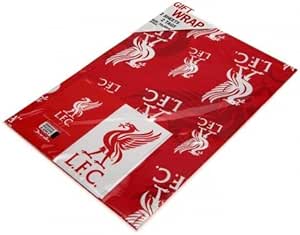 Liverpool F.C. Gift Wrap- Gift Wrap- approx 70cm x 50cm- 2 sheets of ...