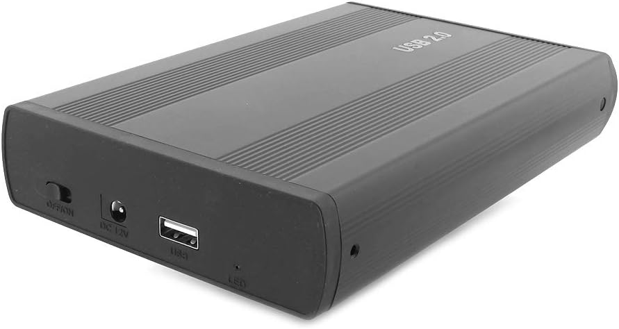 Amazon.com: axGear 3.5" IDE Hard Drive Enclosure USB 2.0 External HDD ...