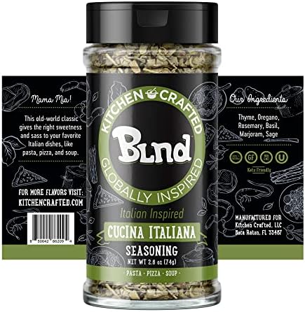 Amazon.com : Kitchen Crafted - BLND Cucina Italiana Italian Seasoning ...