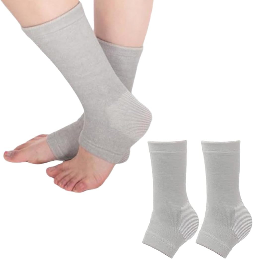 Bamboo Compression Socks Anti Fatigue Sleeping Foot Sleeves Pain Relief ...