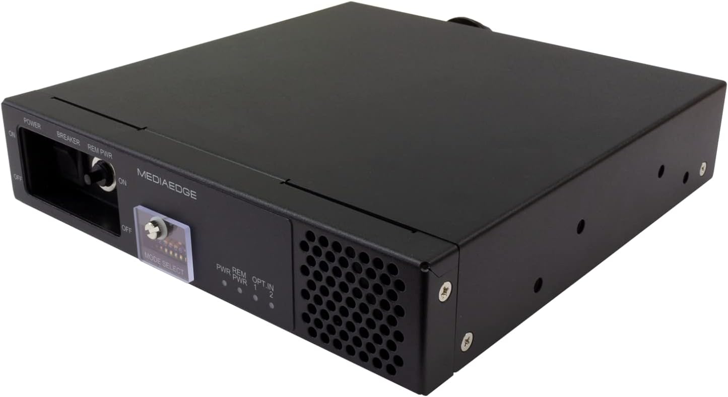 Amazon | MEDIAEDGE メディアエッジ 光伝送装置 ベース・ユニット ME-BXC-BU100T（多治見コネクタ ...