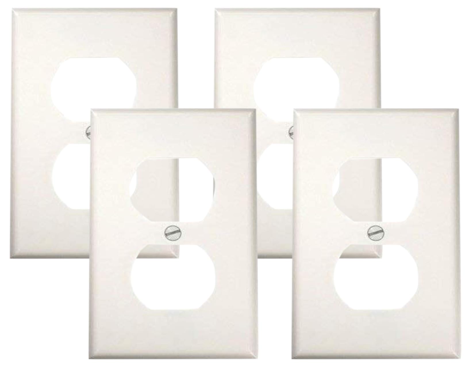 Snapklik.com : Leviton 88003 1-Gang Duplex Device Receptacle Wallplate ...