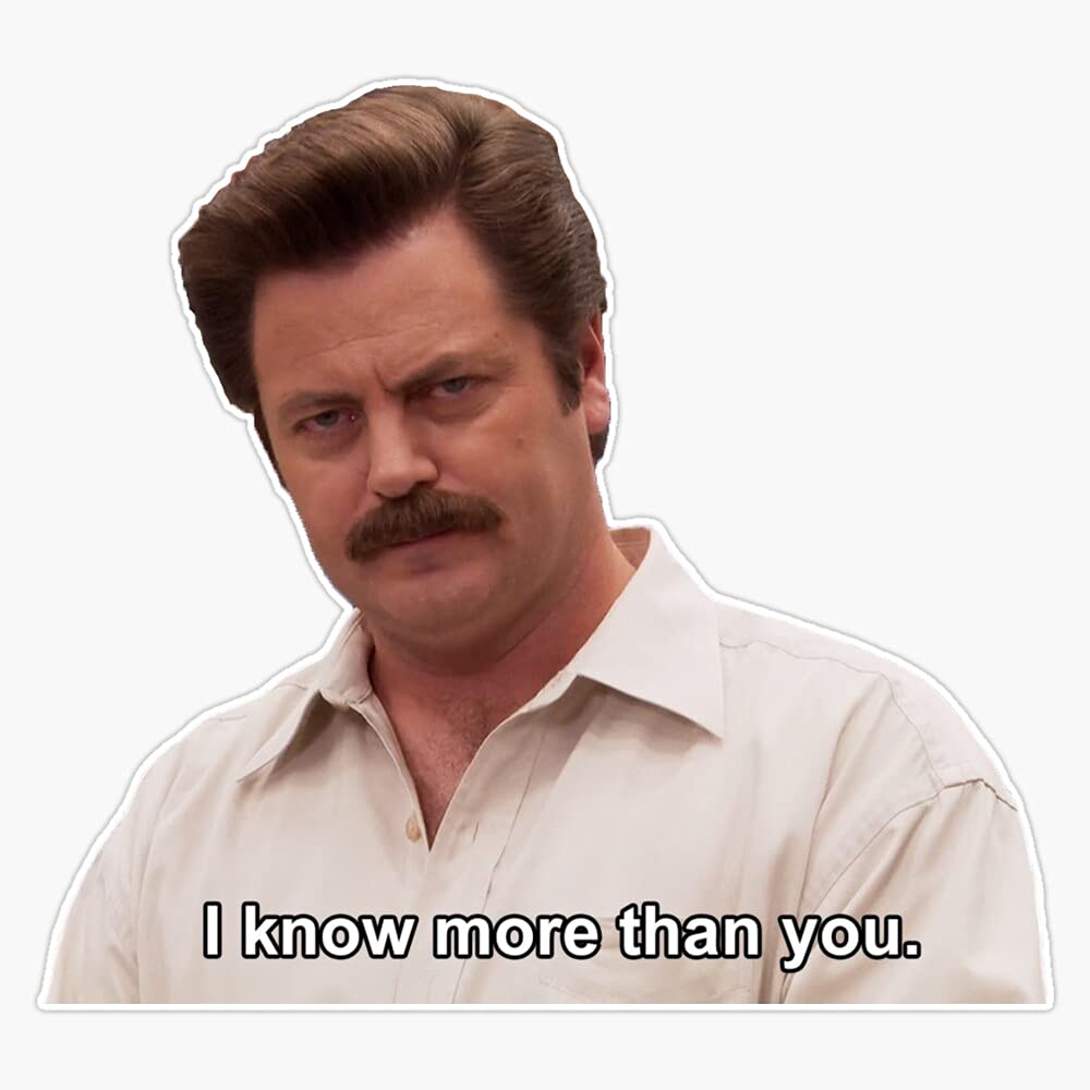 Please And Thank You Ron Swanson