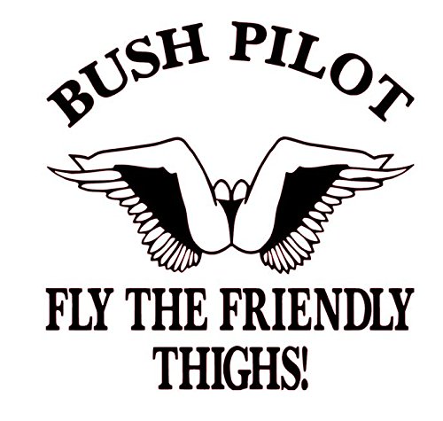 Amazon.com: Bush Pilot Vinyl Decal, Custom Bush Pilot Sticker, Adult ...