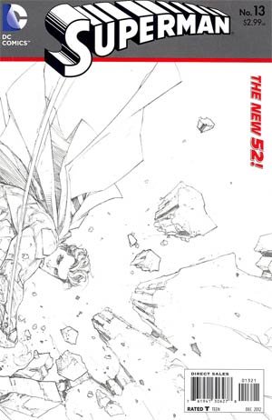 Amazon.com: Superman #13 Kenneth Rocafort Sketch Variant (Superman ...