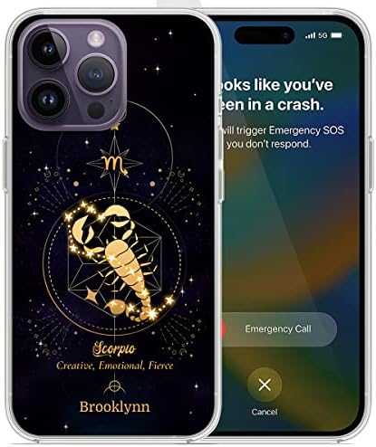 Amazon.com: Somlatic Custom Zodiac Scorpio Sign Astrology Horoscope ...
