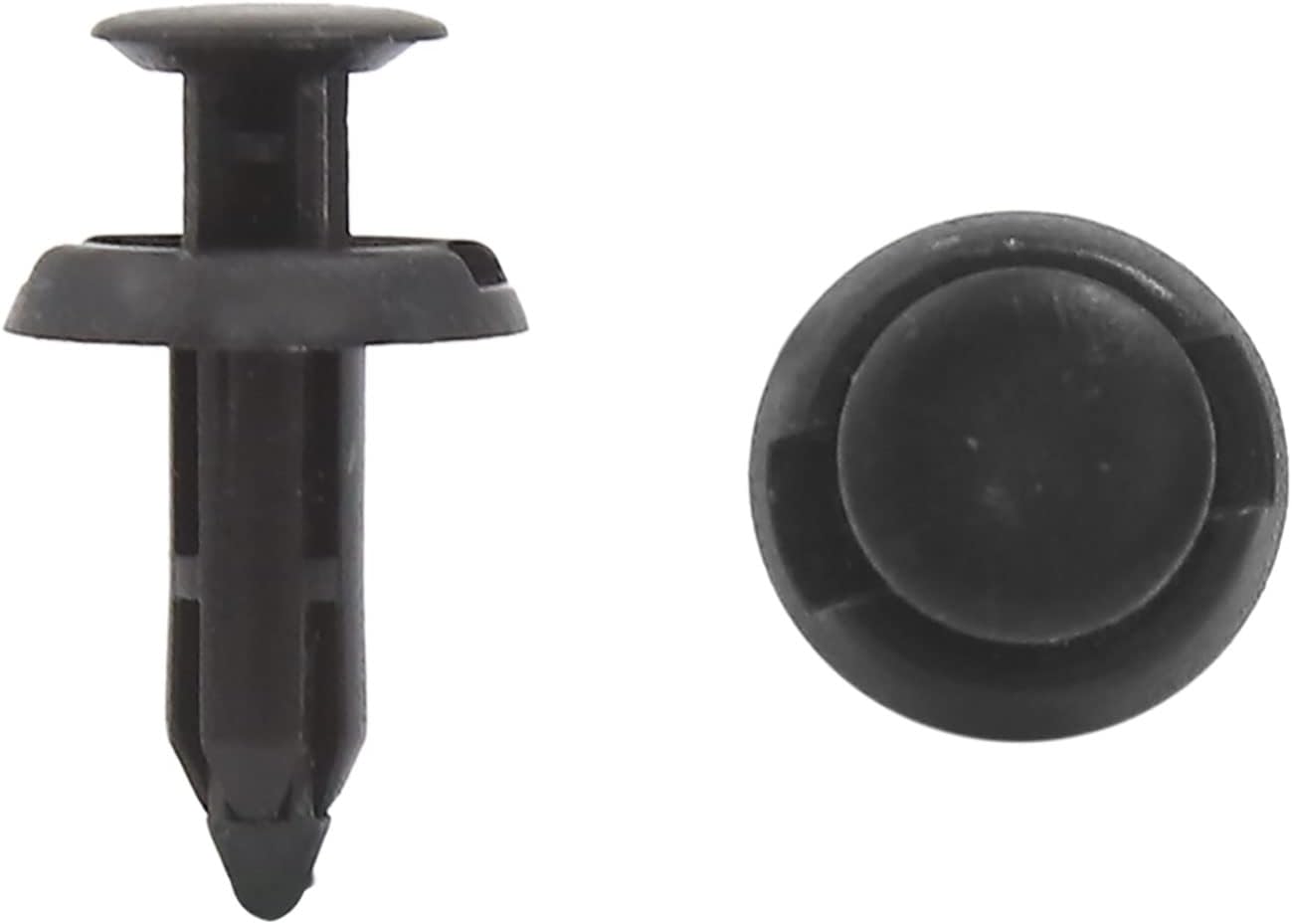 Amazon.com: uxcell 100Pcs 6mm Hole Dia Clips Plastic Push Type Rivet ...