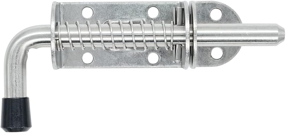 JQK Spring Loaded Latch Pin, 304 Stainless Steel Barrel Bolt Thickened ...