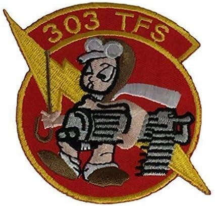 Amazon.com: Veteran Embroidered Patch 303RD Tactical Fighting Squadron ...