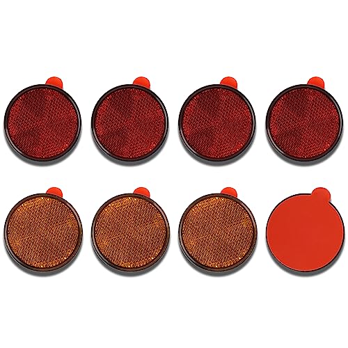 Snapklik.com : Evermotor Motorcycle Reflector Stick On 2.28 Inch Self ...