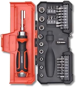 Amazon.com: Edward Tools 47 Piece Ratchet Screwdriver Set - Pro Strong ...