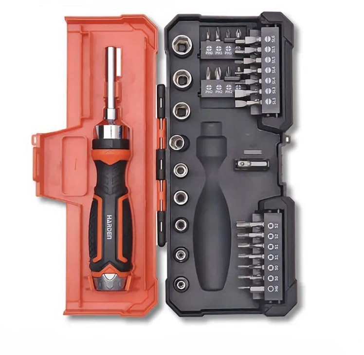 Amazon.com: Edward Tools 47 Piece Ratchet Screwdriver Set - Pro Strong ...