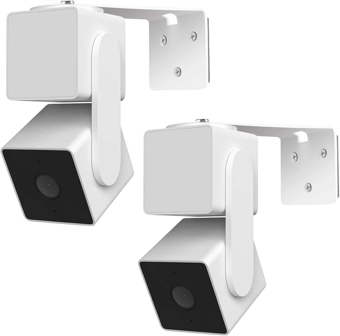 Amazon.com: 2Pack Adhesive Metal Wall Mount Bracket, Compatible with ...