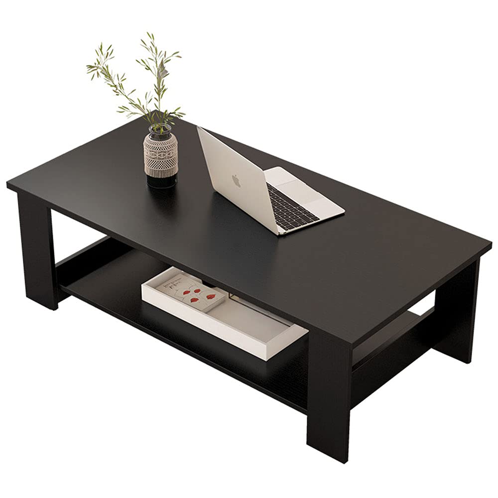Buy JJONE Coffee Table, Long Coffee Table, Modern Square 2 Tier Sofa ...