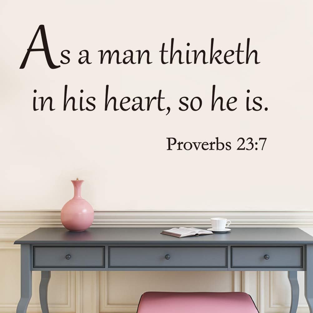 Buy VOSAREA As a Man Thinketh in His Heart So He is Proverbs 23:7 Wall ...