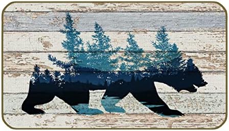 Amazon.com: UINHMOP 17''x30'' Wild Animal Bear Wolf Forest Bear Camping ...