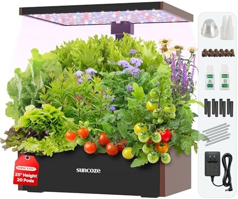 Amazon.com : Yoocaa 12 Hydroponics Growing System, Indoor Herb Garden ...