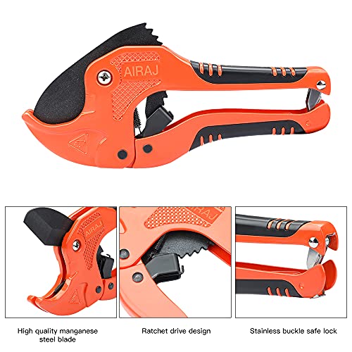 Snapklik.com : PVC Pipe Cutter, Cuts Up To 1-3/4, Ratcheting PVC Pipe ...