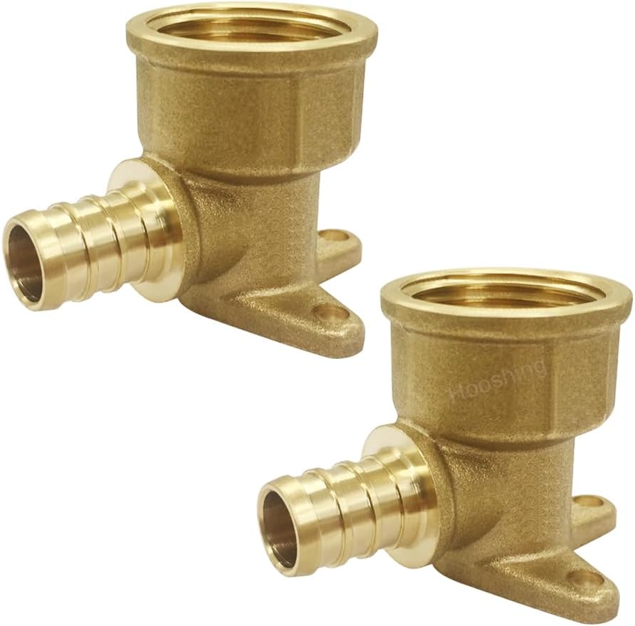 Amazon.com: Hooshing 2PCS Drop Ear Elbow Pex Fittings 1/2" Pex x 3/4 ...