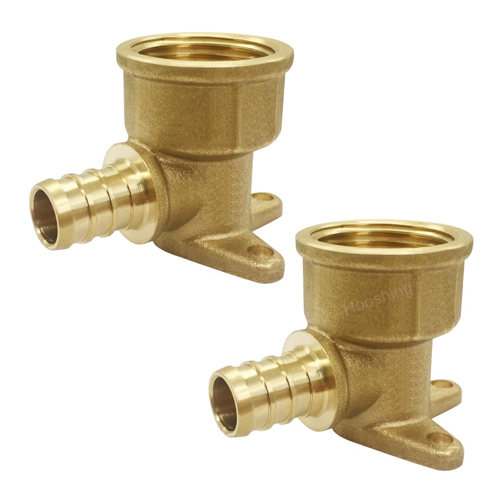 Amazon.com: Hooshing 2PCS Drop Ear Elbow Pex Fittings 1/2" Pex x 3/4 ...