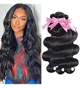 Amazon.com : YAREESONG 40 Inch Bundles Body Wave Human Hair Bundles 12A ...