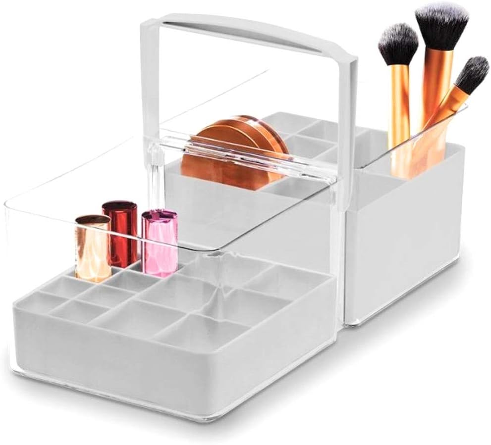 Amazon.com: madesmart Tote with Dividers, Stackable, Multi-Purpose Home ...