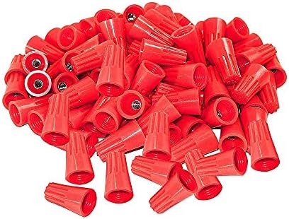 Eagles 200Pcs Twist on Wire connectors - Red #14 - #12 AWG Wire Caps ...