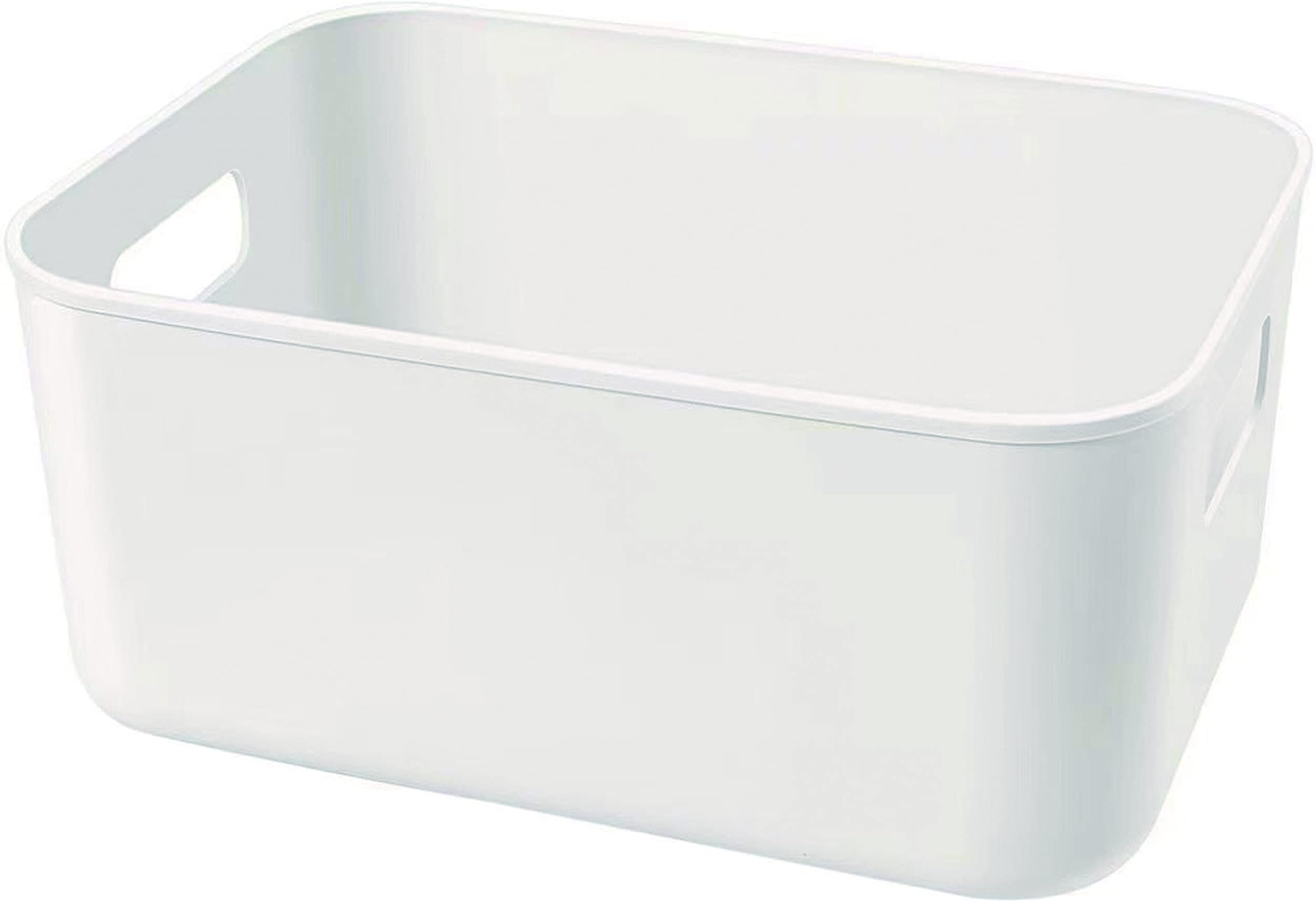 Amazon.com - ZEONHAK 10 x 7 x 6 Inch 6 Pack Plastic Storage Bins with ...