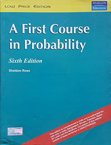 First CourseiIn Probability: Sheldon Ross: 9788177583618: Amazon.com: Books