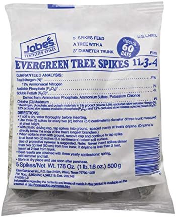 Amazon.com : Evergreen Tree Spikes, 11-3-4, 5-Pk. : Patio, Lawn & Garden