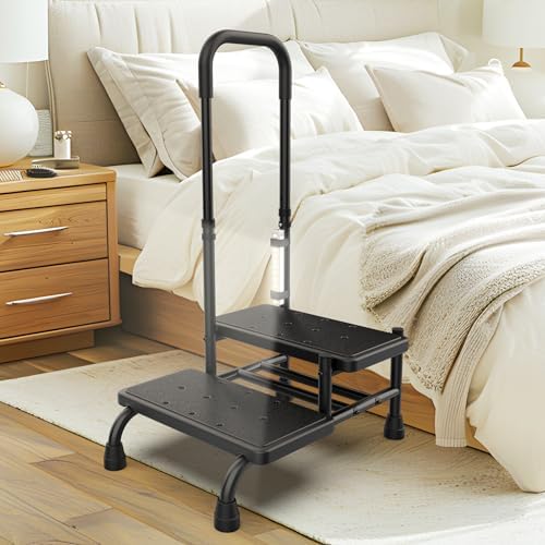 Amazon.com: Bed Steps for High Beds for Adults Medical Step Stool with ...