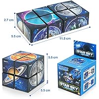 Amazon.com: Star Cube Magic Cube 2 in 1 Set, Yoshimoto Cube Infinity ...