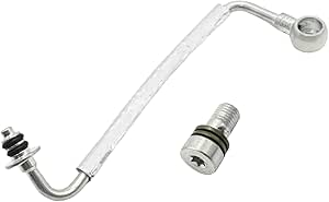 JUUDDENPARTS Turbocharger Oil Return Turbo Oil Feed Tube, Petrol Turbo ...