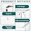 Amazon.com: Barydat Acrylic Display Case with Lock Key Countertop ...