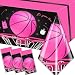 Amazon.com: Basketball Tablecloth, 3Pcs Pink Basketball Birthday ...