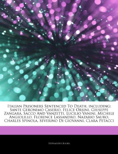 Amazon | Articles on Italian Prisoners Sentenced to Death, Including ...