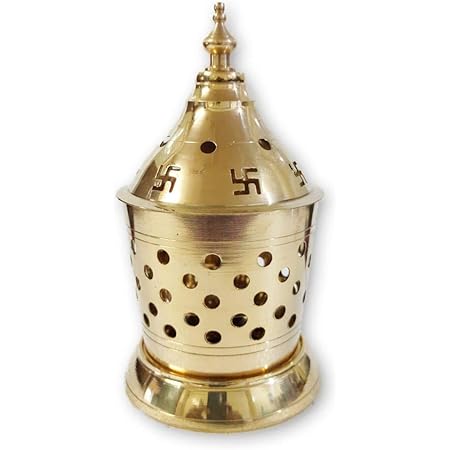 Buy Akhand Brass Diya for puja | Big Size with Cover | Brass Diya ...