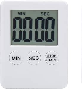Amazon.com: Super Thin LCD Digital Screen Kitchen Timer Square Cooking ...