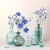 Amazon.com: Lumoslyy Artificial Blue Flowers for Decoration Cosmos ...