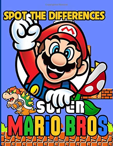 Buy Super Mario Bros Spot The Difference: Adults Activity Spot-the ...