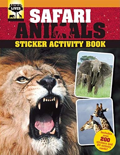 Safari Animals Sticker Activity Book (Animal Lives Sticker Activity ...