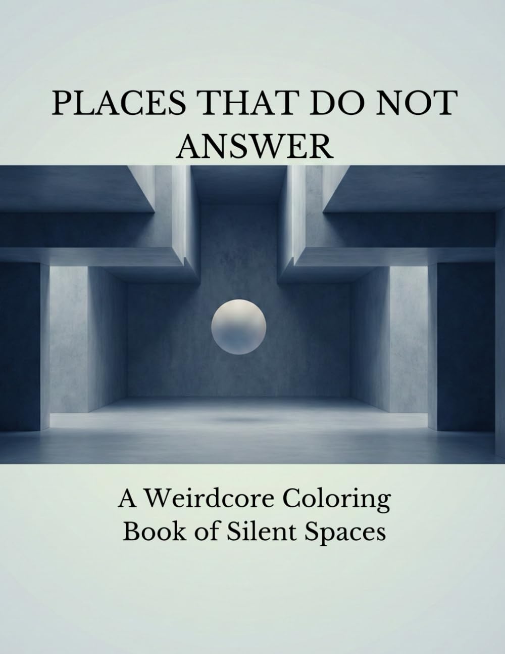 PLACES THAT DO NOT ANSWER: A Weirdcore Coloring Book of Silent Spaces ...