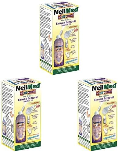 Amazon.com: NeilMed Clearcanal Ear Wax Removal Complete Kit 2.5oz (75mL ...