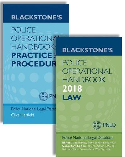 Amazon.com: Blackstone's Police Operational Handbook 2018: Law ...