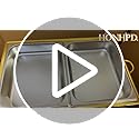 Amazon.com: HONHPD Golden Chafing Dish Buffet Set, 9 QT Stainless Steel Food Warmer - 9 Liters ...