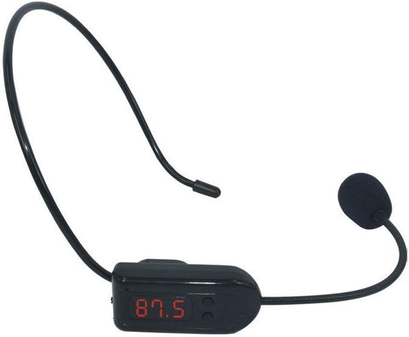 Amazon.com: TiKeDa Wireless FM Condenser Microphone Headset, Hands-Free ...