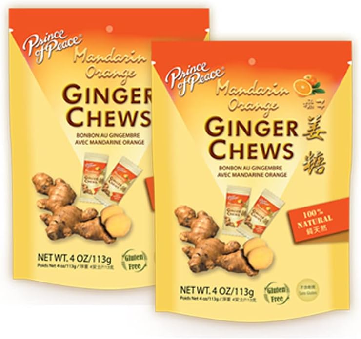 Amazon.com : Prince of Peace Ginger Chews With Lemon, 4 oz. ? Candied ...