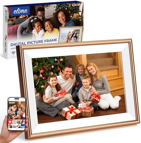 Amazon.com : FRAMEO Digital Picture Frame - ELIME 10.1 Inch WiFi ...