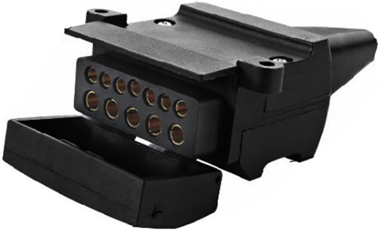 MAX COOL 12 Pin Flat Trailer Plug Suitable for Trailer Caravan ...