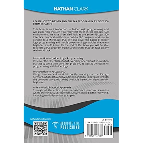 Snapklik.com : PLC Programming Using RSLogix 500: A Practical Guide To Ladder Logic And The ...